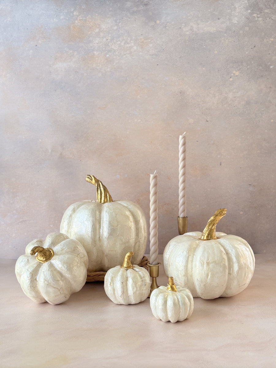 Capiz Ivory Pumpkin – Holiday Tree