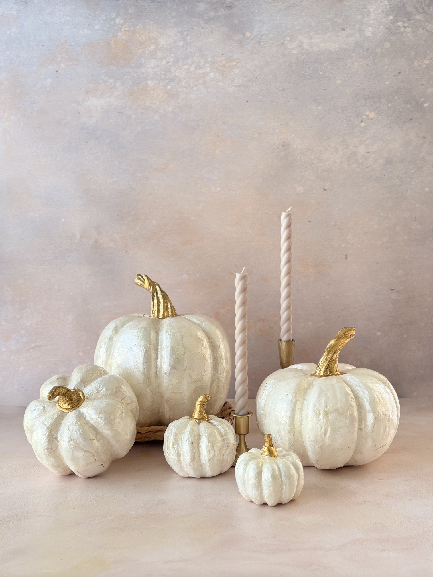 Capiz Ivory Pumpkin – Holiday Tree
