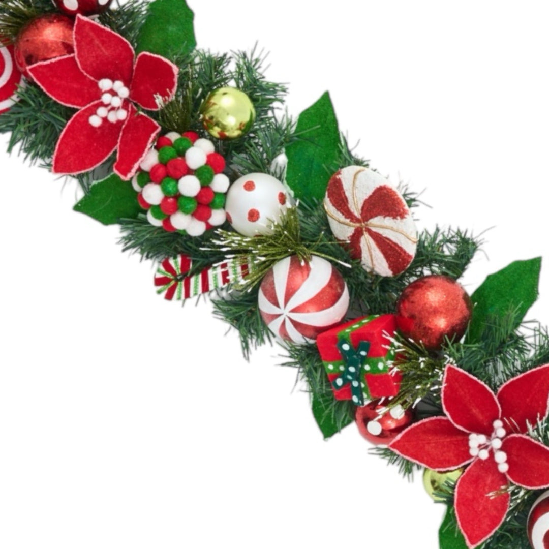 Christmas Peppermint Garland - Final sale / Non-returnable and Non-ref ...