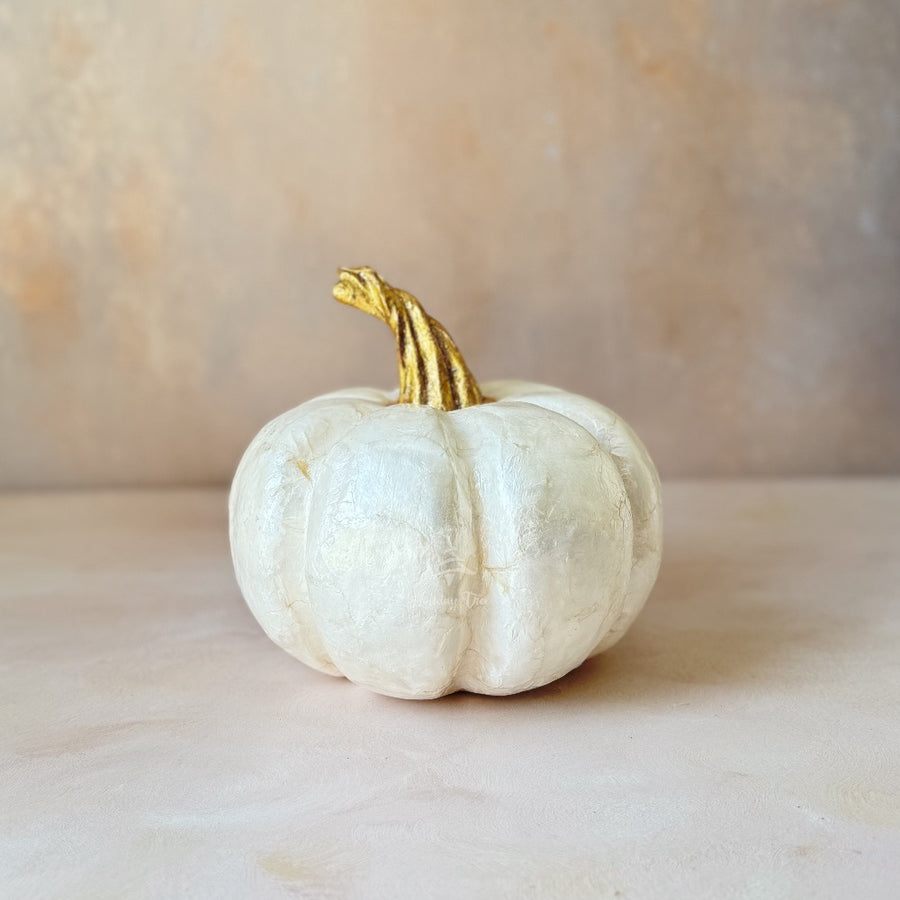 Capiz Ivory Pumpkin – Holiday Tree