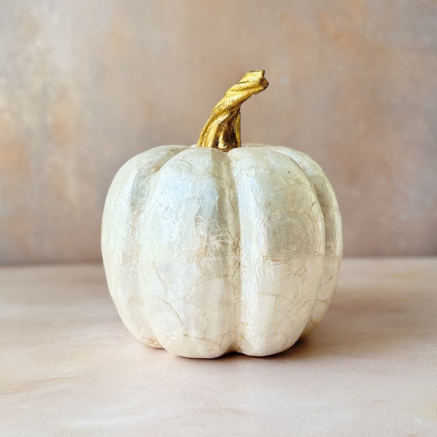 Capiz Ivory Pumpkin – Holiday Tree