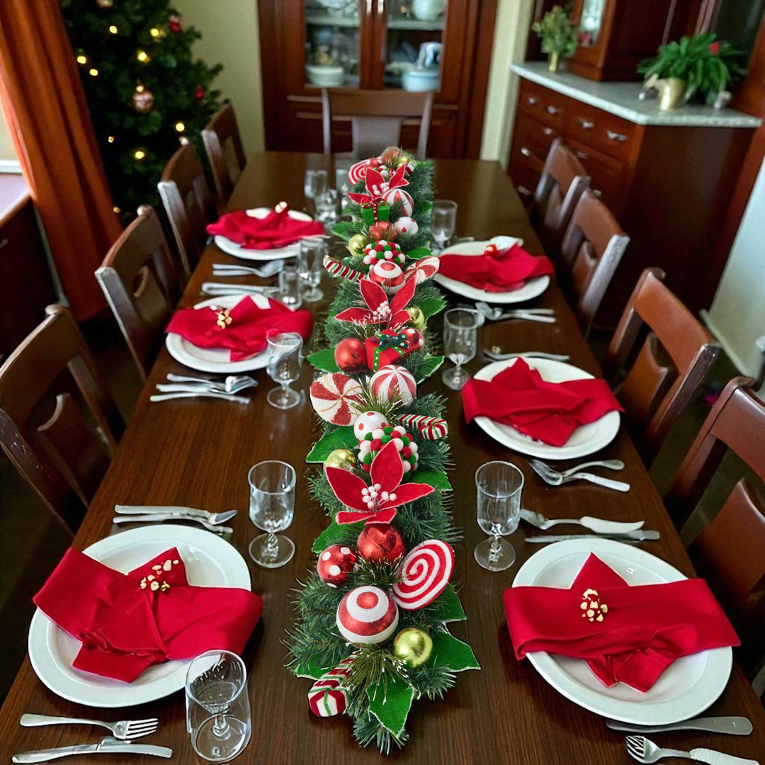 Christmas Peppermint Garland - Final sale / Non-returnable and Non-ref ...