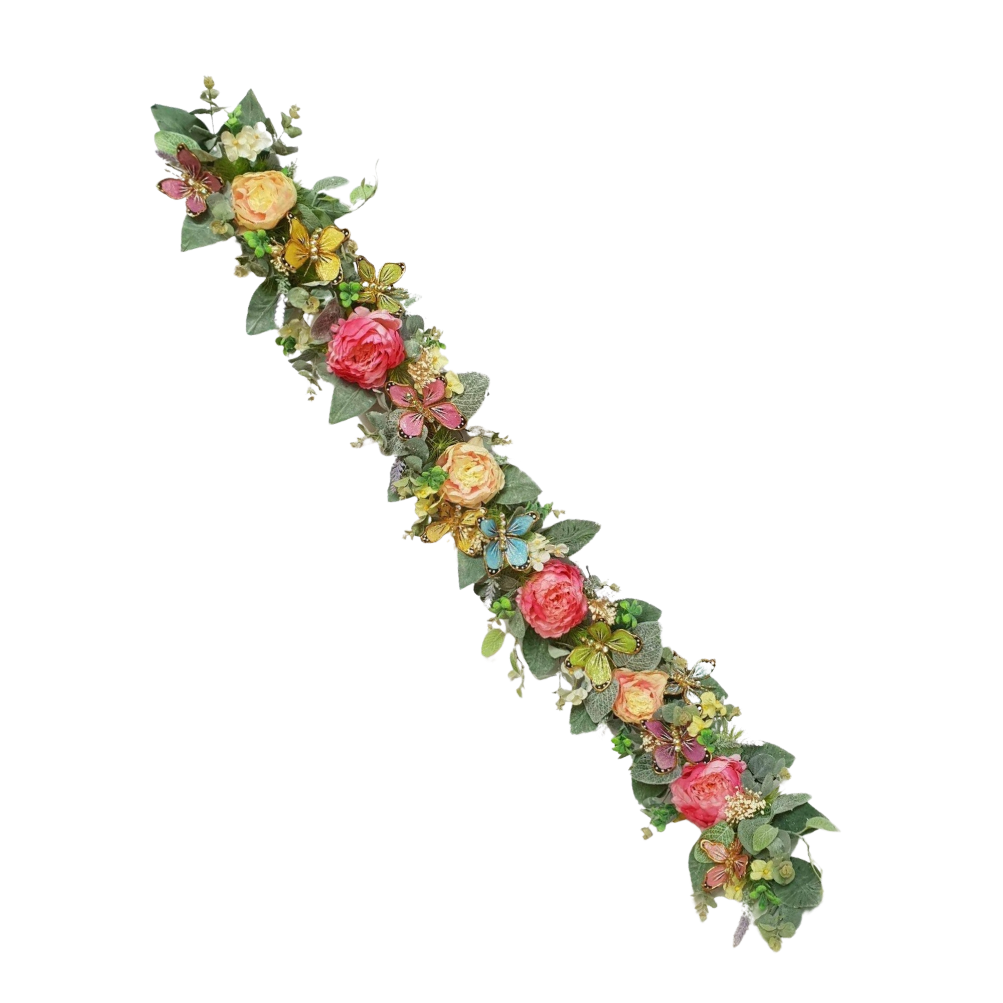 5ft Garden of Joy Garland - Handcrafted – Holiday Tree