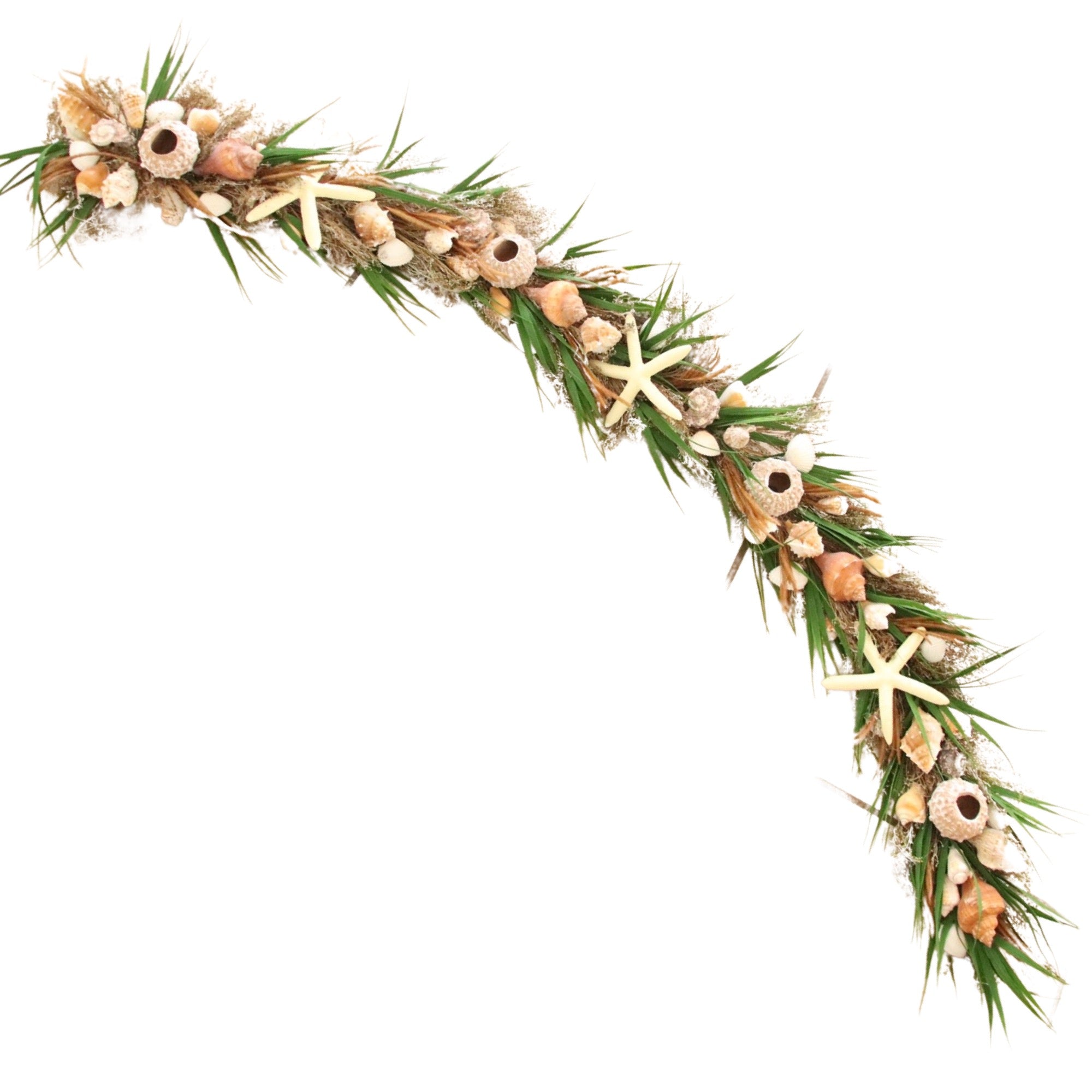 5ft Shell Arrangement Garland – Holiday Tree